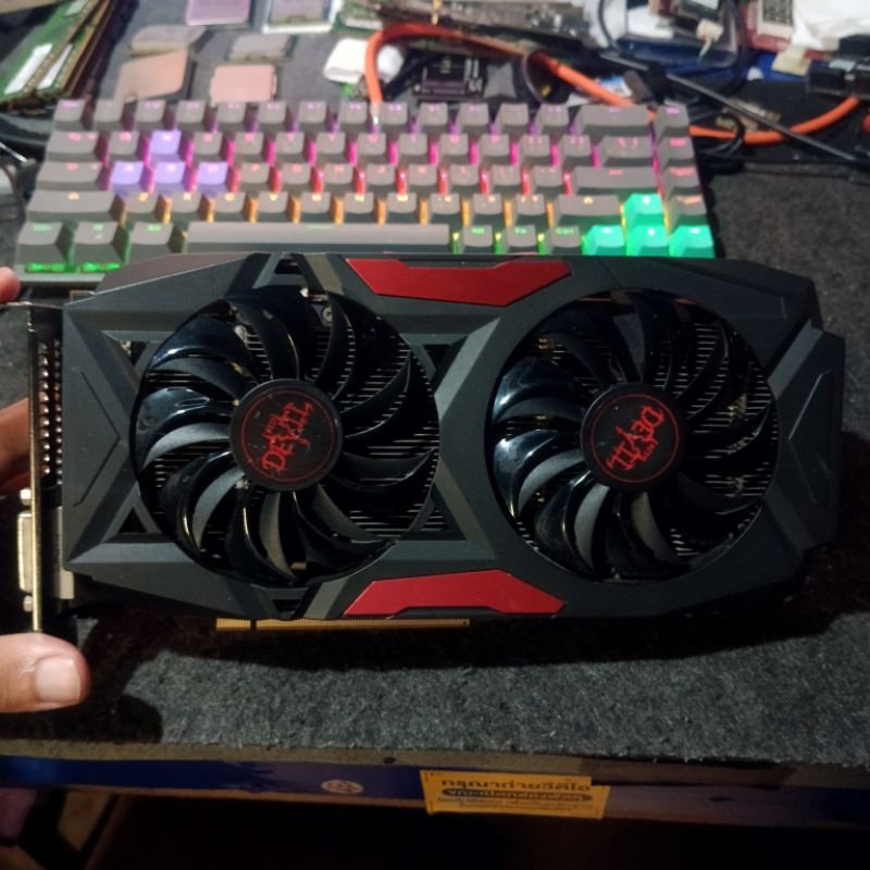 การ์ดจอมือสอง powercolor red devil rx 470 4gb ddr5 | Shopee Thailand