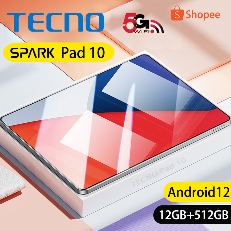 TECNO SPARK Pad 10 Tablet แกะ12GB รอม512GB รองรับ2ซิม สำหรับห้องเรียน ...