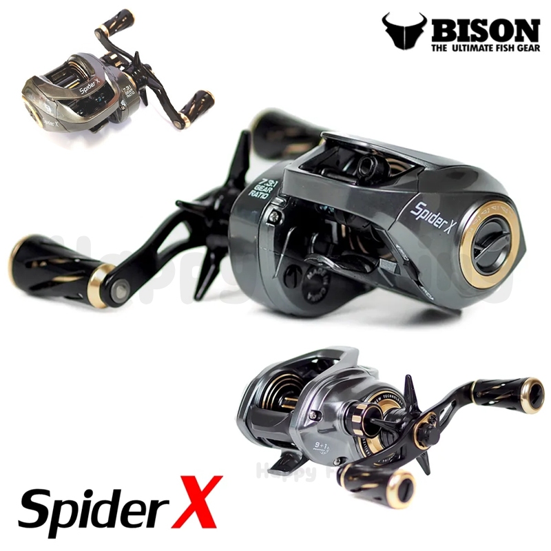 รอกไบสัน ตัวใหม่ bison x ตีเหยื่อปลอม รอบ7.3:1 มีซ้าย ขวา พร้อมส่ง ️ ...