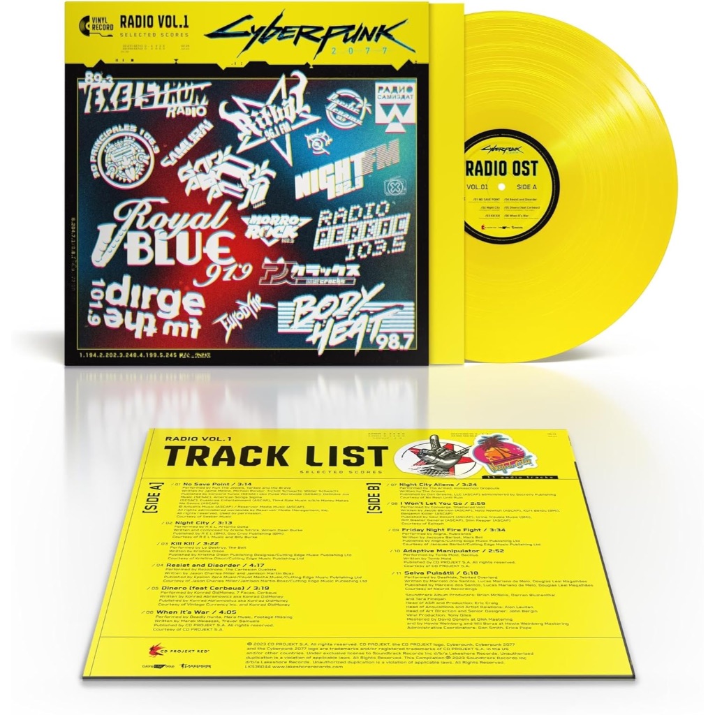แผ่นเสียง Various - Cyberpunk 2077 Radio OST Vol. 1 Vinyl, LP, Album ...