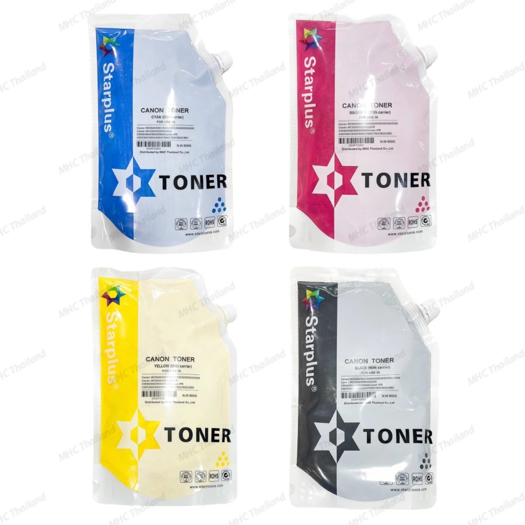 ผงหมึก เครื่องสี Starplus Canon Toner iR ADV 500g C3025/3125/3320/3530 ...
