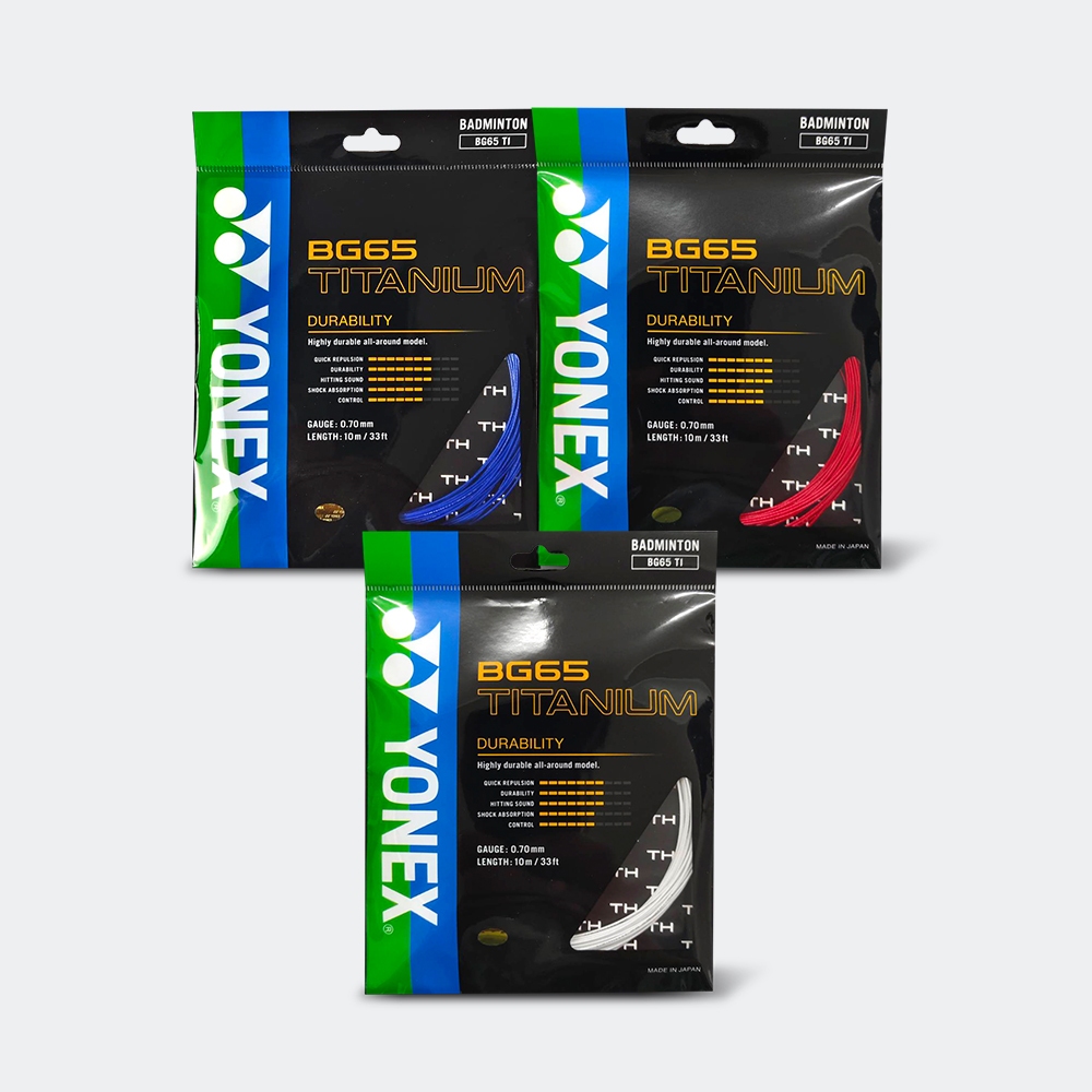 YONEX เอ็นแบดมินตัน รุ่น BG-65TI /3100165100137 | Shopee Thailand