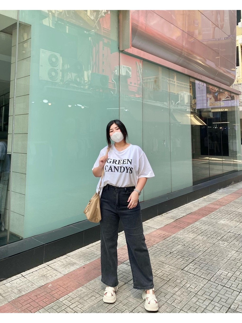 Snow black jeans กางเกงยีนส์เอวสูง สีดำฟอก กางเกงยีนส์สาวอวบ ...