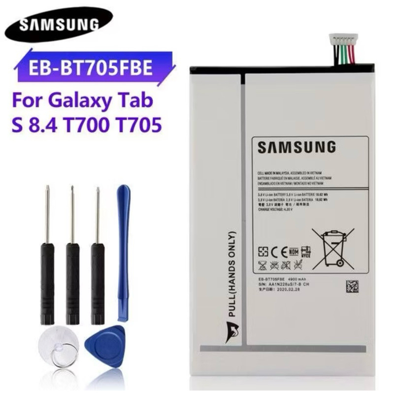 แบตเตอรี่ แท้ Samsung Galaxy Tab S 8.4 T705 T700 SM-T700 EB-BT705FBE EB ...