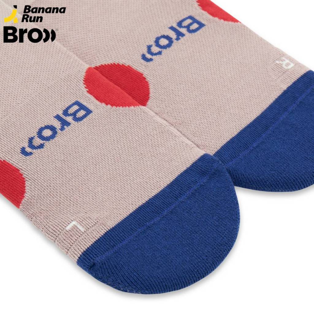 Brooo Running Socks ถุงเท้าออกกำลังกาย ยี่ห้อ โบร BananaRun | Shopee Thailand