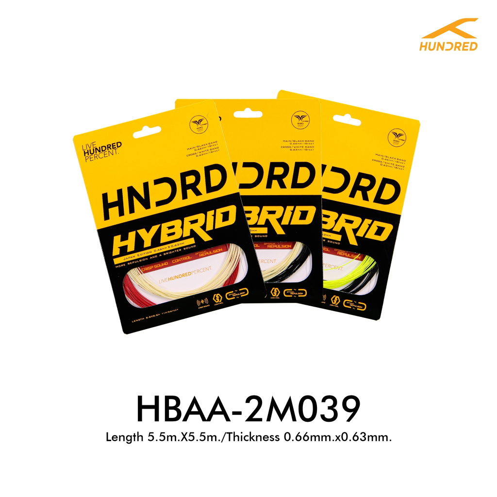 เอ็นแบดมินตัน HUNDRED Badminton String hybrid | Shopee Thailand
