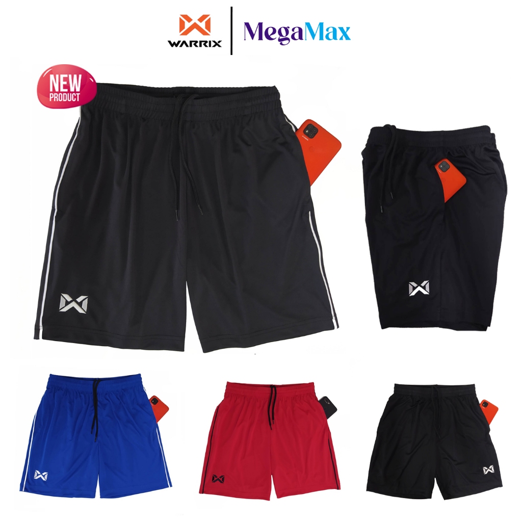 กางเกงกีฬา Warrix มีกระเป๋า ผ้าไมโคร ปักโลโก้ BAA005 241FBACL01 | Shopee Thailand