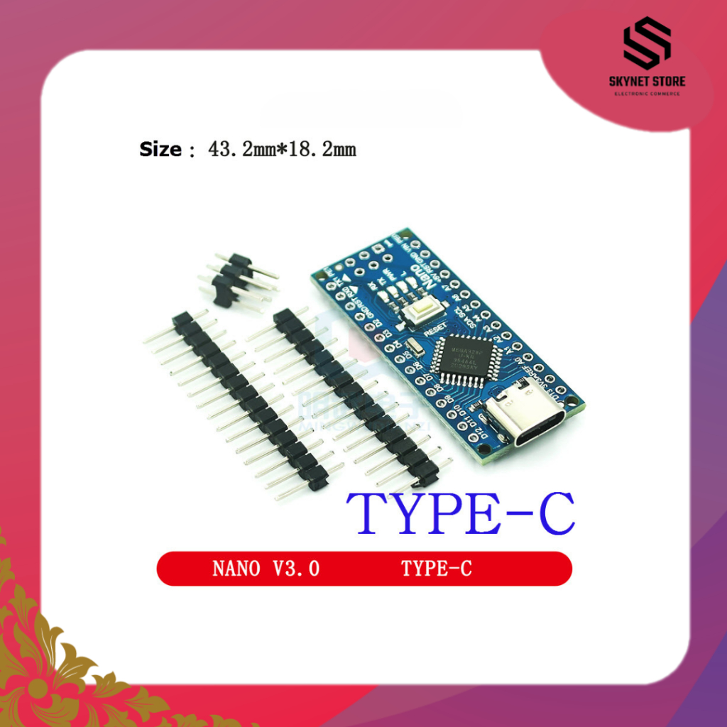 Nano 3.0 Arduino Nano CH340 USB Driver USB TYPE-C | Shopee Thailand