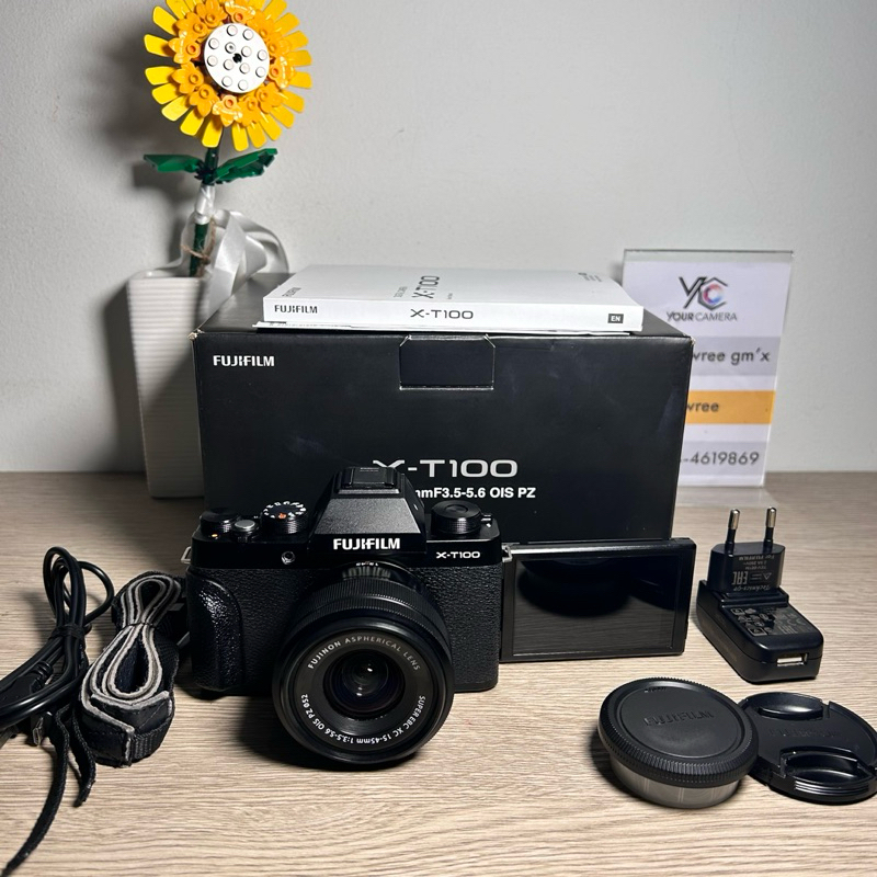กล้อง Fuji Xt100 + Lens 15-45 mm (สินค้าพร้อมส่ง) | Shopee Thailand