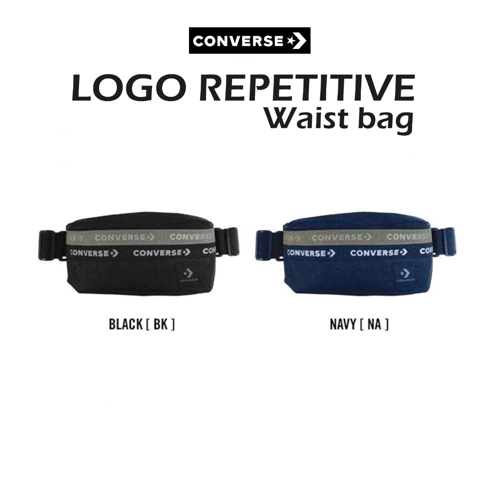 [ลด30% เก็บโค้ด 2509FASHDD] Converse Logo Repetitive Waist bag กระเป๋า ...