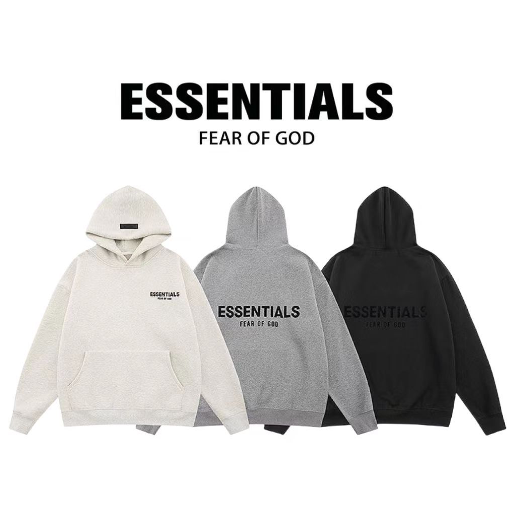 ของแท้ 100% ซื้อจากร้านค้า Fear of God Essentials Hoodie S22 เสื้อ ...
