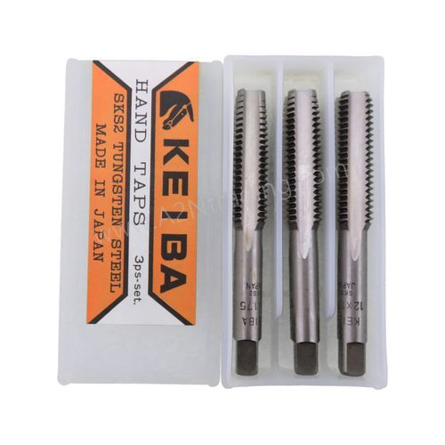 KEIBA ต๊าฟตัวผู้ 3ดอก/ชุด ดอกต๊าปมือเกลียว 3ตัวชุด ต๊าปมือ hand tap KEIBA SKS2 แบบหุน (ระบบนิ้ว ...