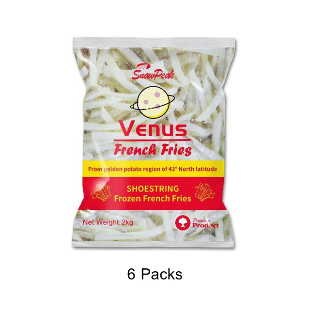 Snow Peak French Fries Shoestring 2kg - 6 แพ็ค | Shopee Thailand
