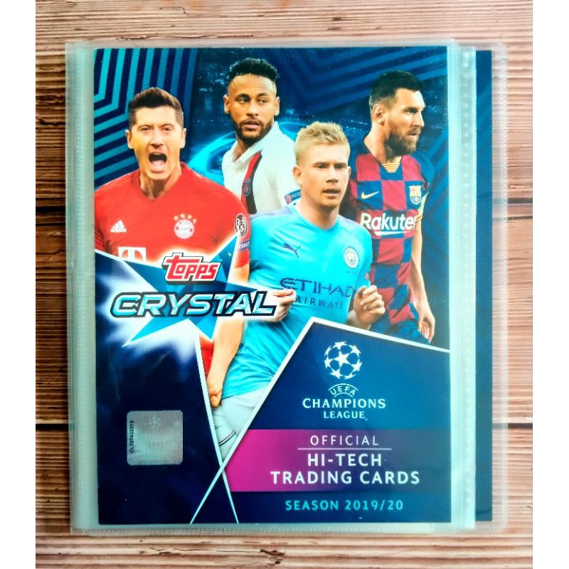 แฟ้มเปล่าใส่การ์ด TOPPS CRYSTAL UCL 2019/20 BINDER (NO CARDS) | Shopee ...