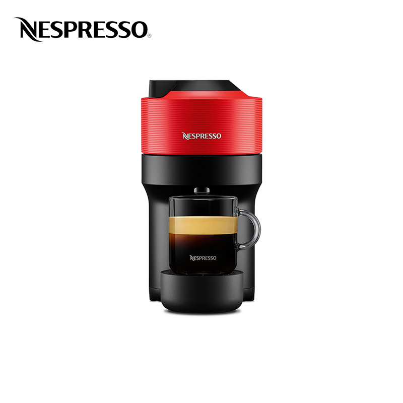 [มือสอง] Nespresso เครื่องชงกาแฟ Vertuo Pop (Spicy Red) | Shopee Thailand