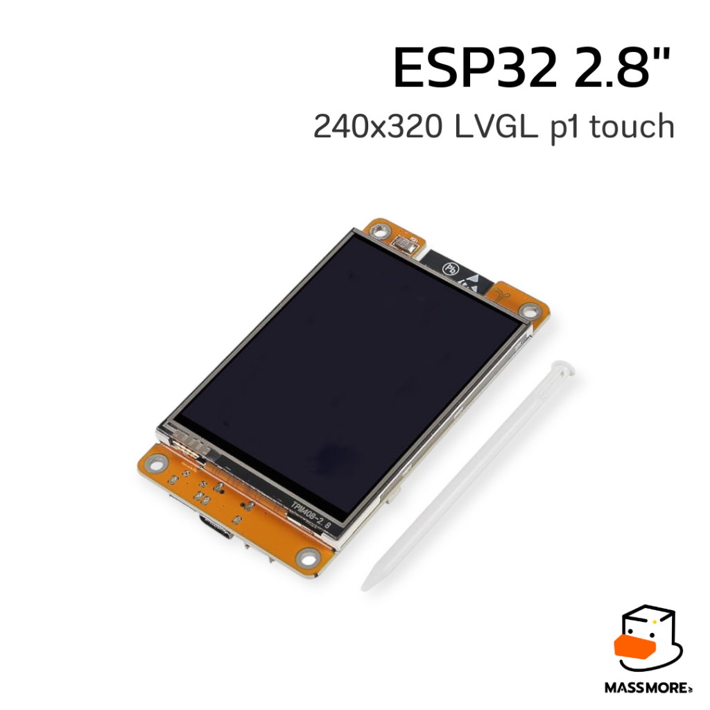 ESP32-2432S028 หน้าจอสัมผัส ESP32 2.8 นิ้ว LCD ILI9341 ESP32 320x240 Touch XPT2046 รองรับ LVGL ...