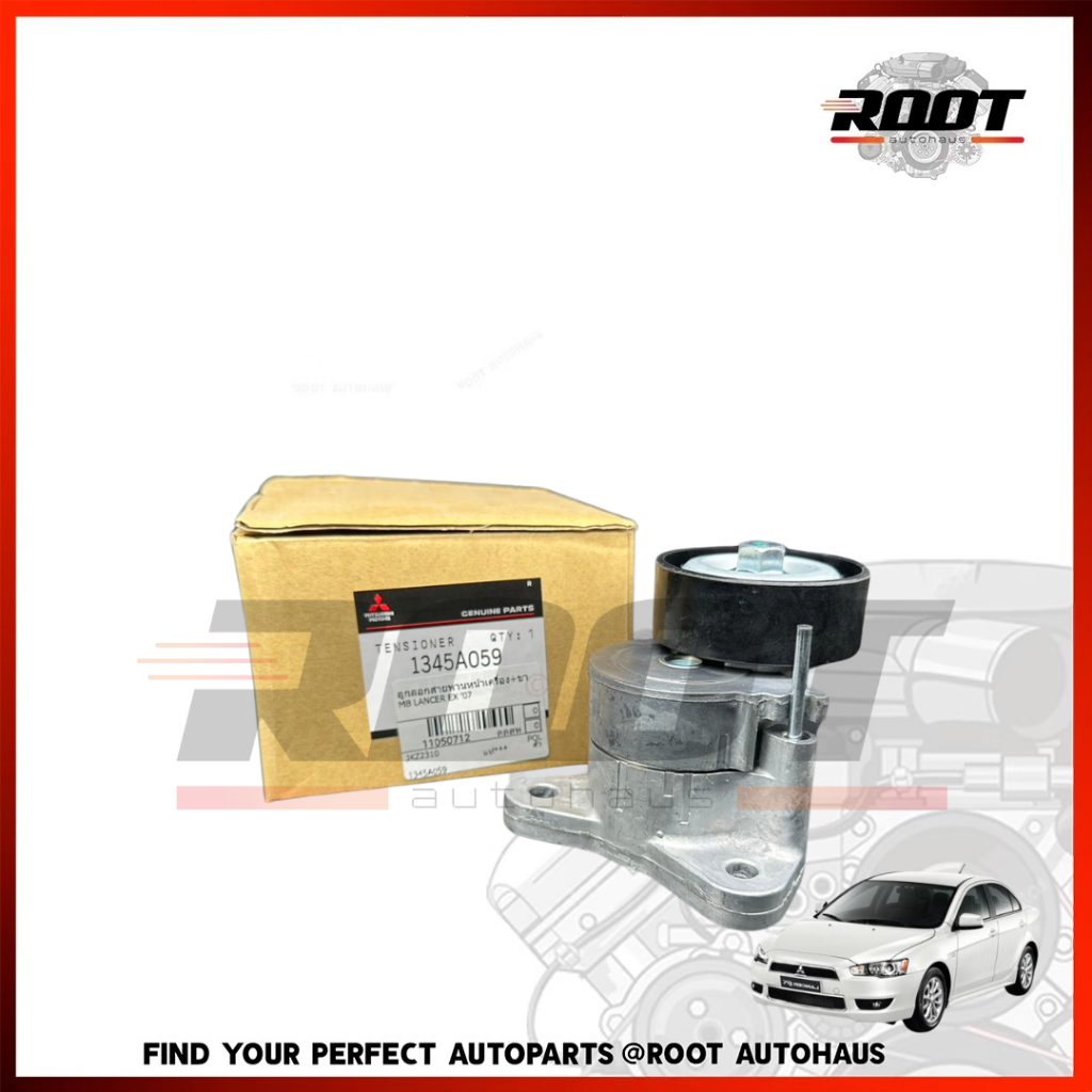 ลูกลอกสายพานหน้าเครื่อง + ขา MITSUBISHI LANCER EX ปี 07 ขึ้นไป เบอร์ ...