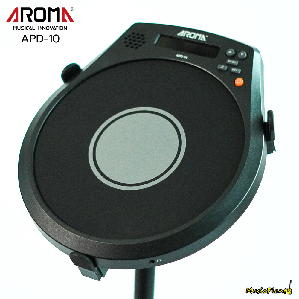 Aroma แป้นซ้อมกลองไฟฟ้า พร้อมขา รุ่น APD-10 | Shopee Thailand
