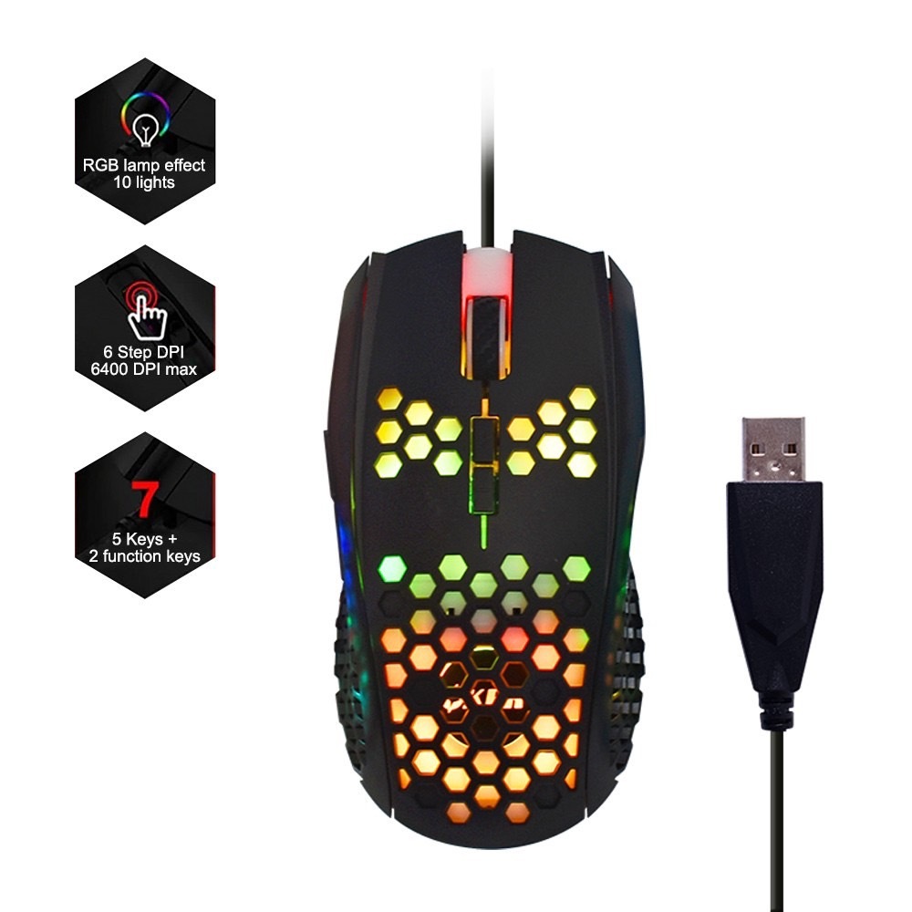 OKER GAMING MOUSE E-SPORTS GAMING MOUSE 7D รุ่น GM-56 | Shopee Thailand