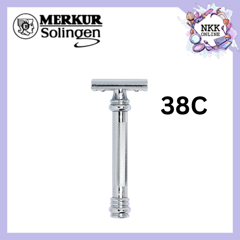 [พร้อมส่งของแท้100%] Merkur 38C HD Long Handle Barber Pole Safety Razor | Shopee Thailand