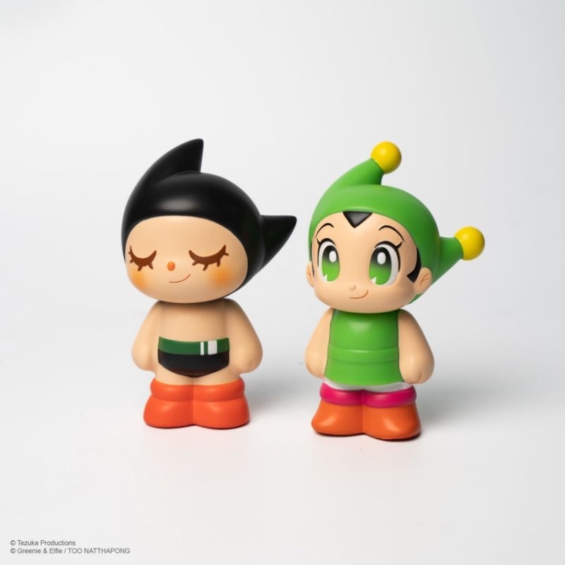 (พร้อมส่ง,ร้านไทย) ลิขสิทธิ์แท้ (ได้2ตัว) Astro boy x Greenie & Elfie ...