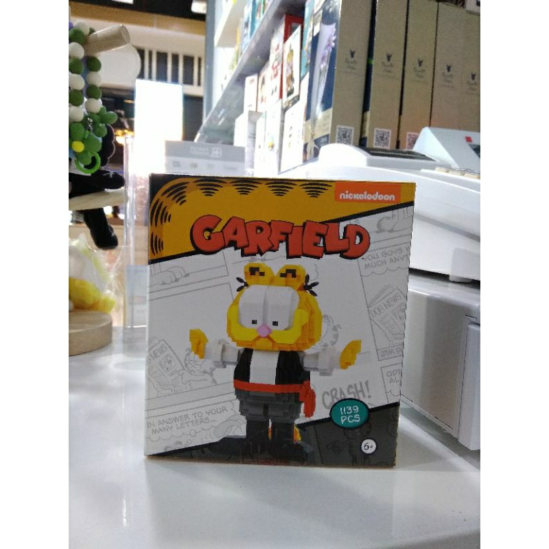 ของเล่นตัวต่อนาโนตัวต่อแมวการ์ฟิลด์ BALODY Garfield แมวการ์ตูน แมวส้ม ...
