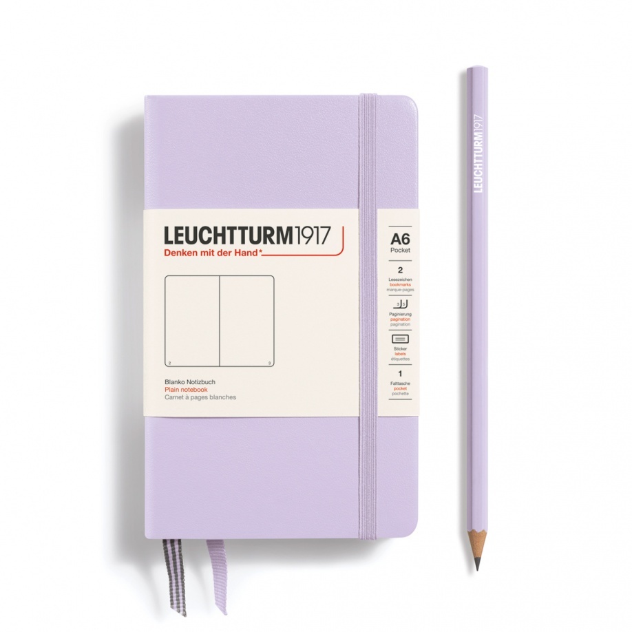Leuchtturm1917 Notebooks Hard Cover A6 “Lilac” สมุดโน๊ต Leuchtturm1917 ...