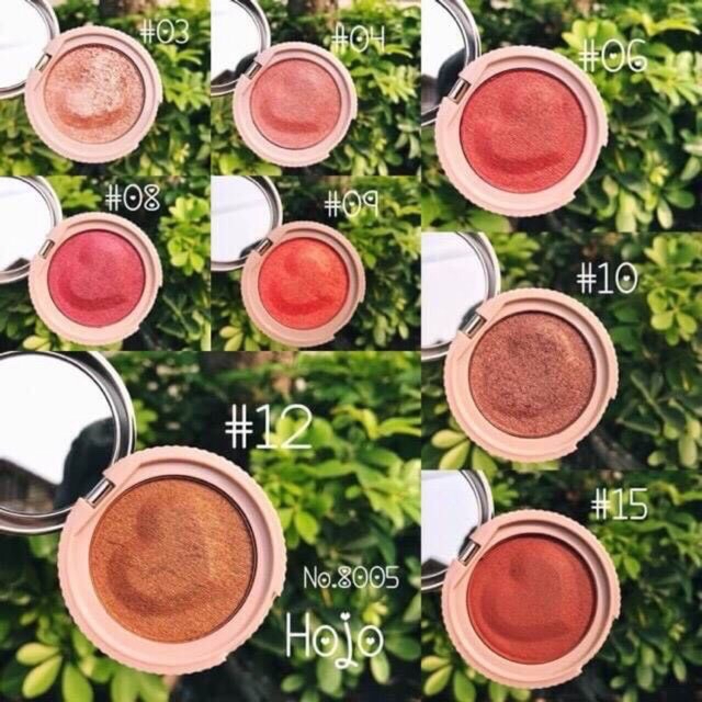 HOJO SMOOTH TEXTURE EYE SHADOW No.8005 อายแชโดว์รูปหัวใจ ตลับสีทอง ...