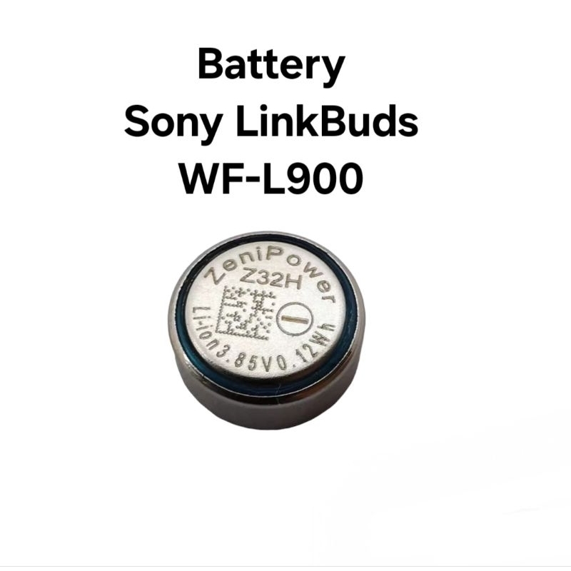 Battery Sony Linkbuds Z32H WF-L900 WFL900 0940 3.85v ZeniPower 31mAh ...