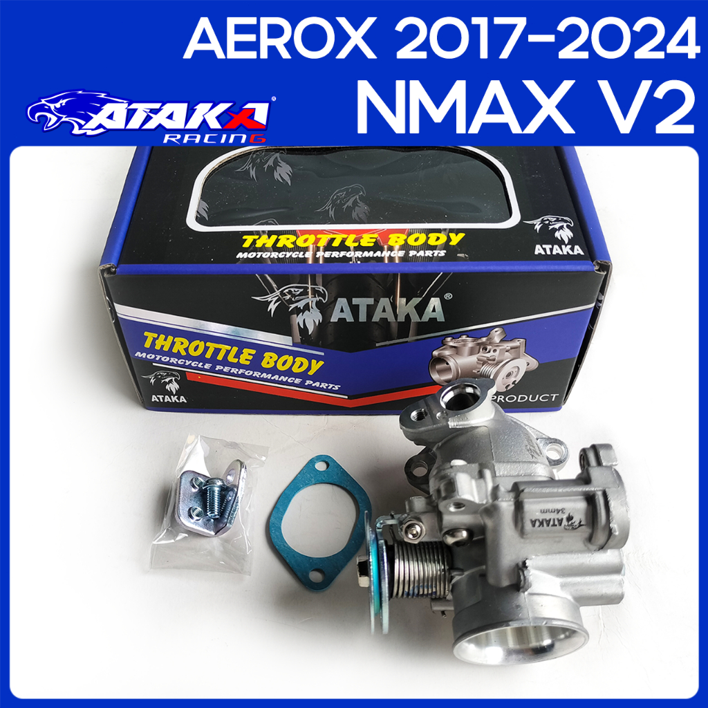 ATAKA ชุดเรือนลิ้นเร่ง ปีกผีเสื้อ AEROX155 NMAX155 2020-2024 NVX155 THROTTLE BODY ตรงรุ่น แท้ ...
