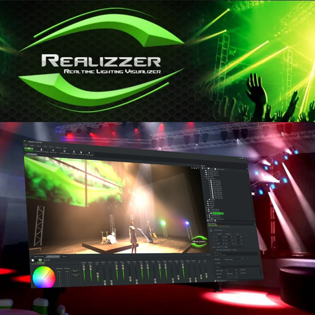 Realizzer 3D Studio 1.9 ออกแบบและจำลองแสงเวที ฉาก - วินโวส์ ดาวน์โหลด | Shopee Thailand
