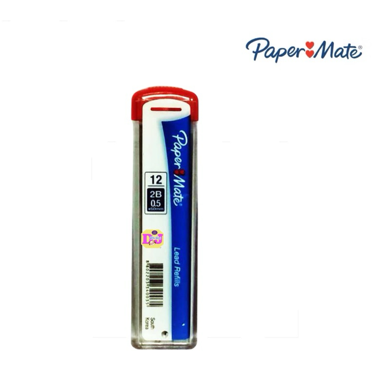 ไส้ดินสอ 2B Paper Mate เปเปอร์เมทขนาด 0.5 มม. บรรจุ 12 ไส้ ไม่หักง่าย ...