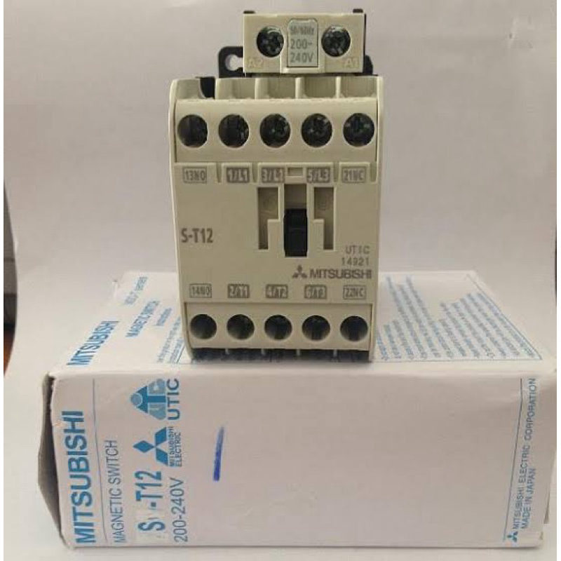 Mitsubishi แมคเนติค Magnetic Contactors S-T12 Coil 220V แมกเนติก | Shopee Thailand