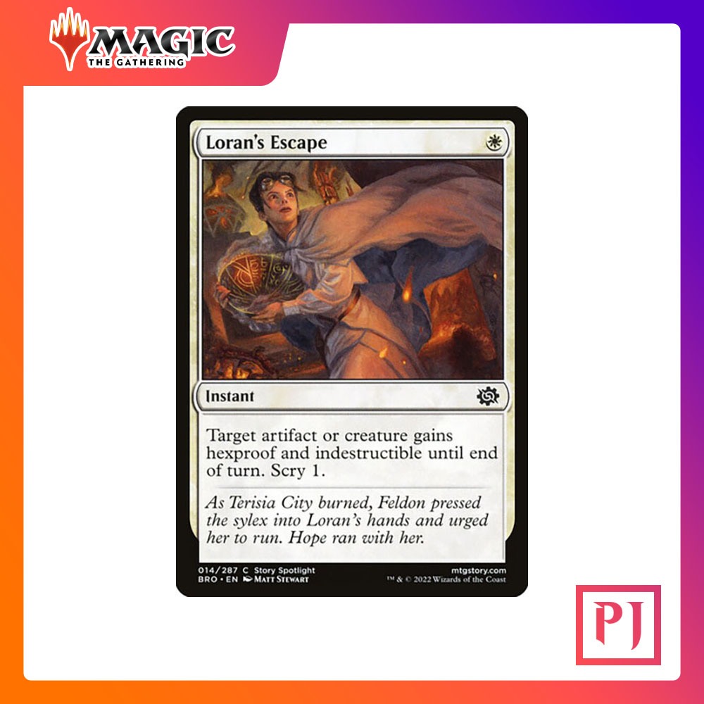 [MTG] Loran's Escape [BRO] [WHITE] [COMMON] [NORMAL] [ENG] (การ์ดเมจิค ...