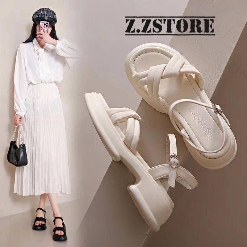 พร้อมส่งจากไทย 【B4】First Shoes รองเท้าส้นสูงสีพื้นวินเทจสไตล์ผู้หญิง ...