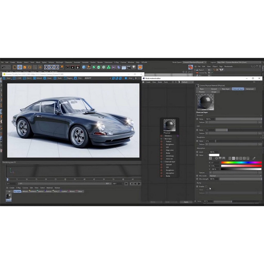 Corona Renderer for 3ds Max 2019-2025 ทักถามรายละเอียดได้เลยครับ ...