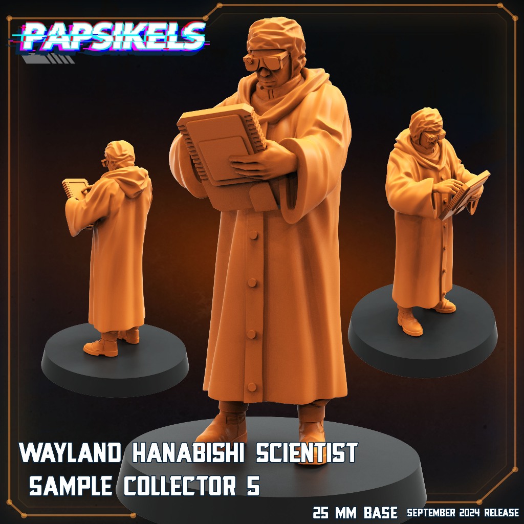 W-Y Scientist Sample Collector [5] - Vs Humans - Humanoid Human / 32mm ...