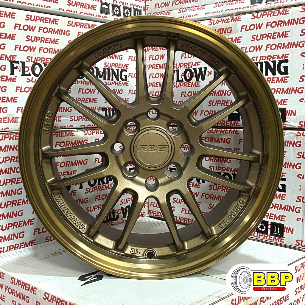 แม็กขอบ 15 Re30 สีน้ำตาล รถเก๋ง 4/100-114 (4วง) | Shopee Thailand