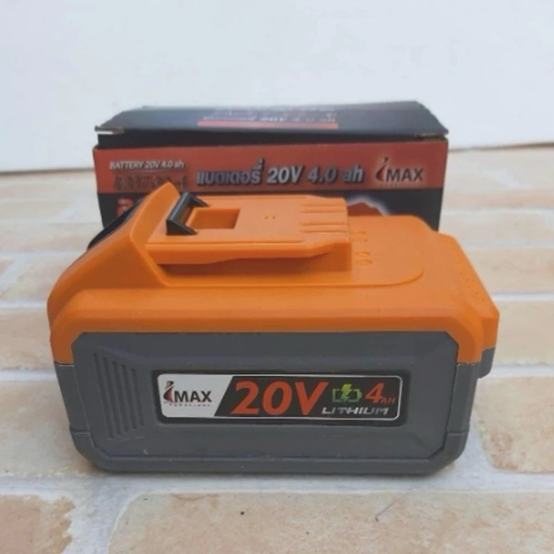 IMAX แบตเตอรี่ มอเตอร์ไร้แปรงถ่าน 20v 4.0Ah IMAX แบตเตอรี่มอเตอร์ไร้แปรงถ่าน 20V 4.0ah สามารถใช้ ...