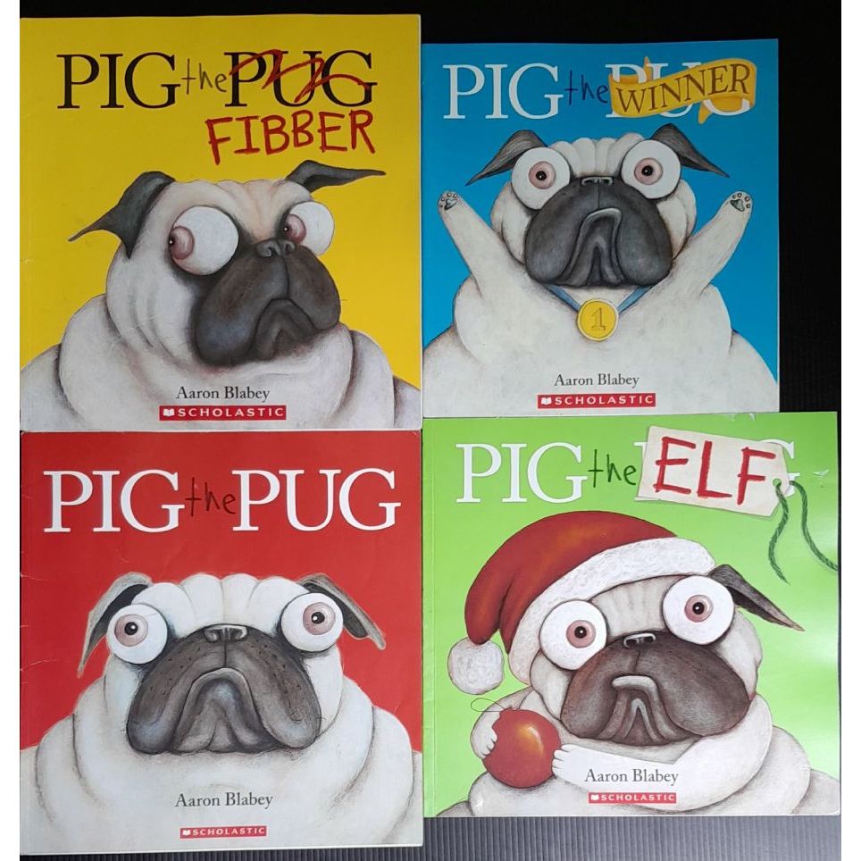 p64 Pig the Pug by Aaron Blabey Picture Book หนังสือมือสอง ปกอ่อน นิทาน ...