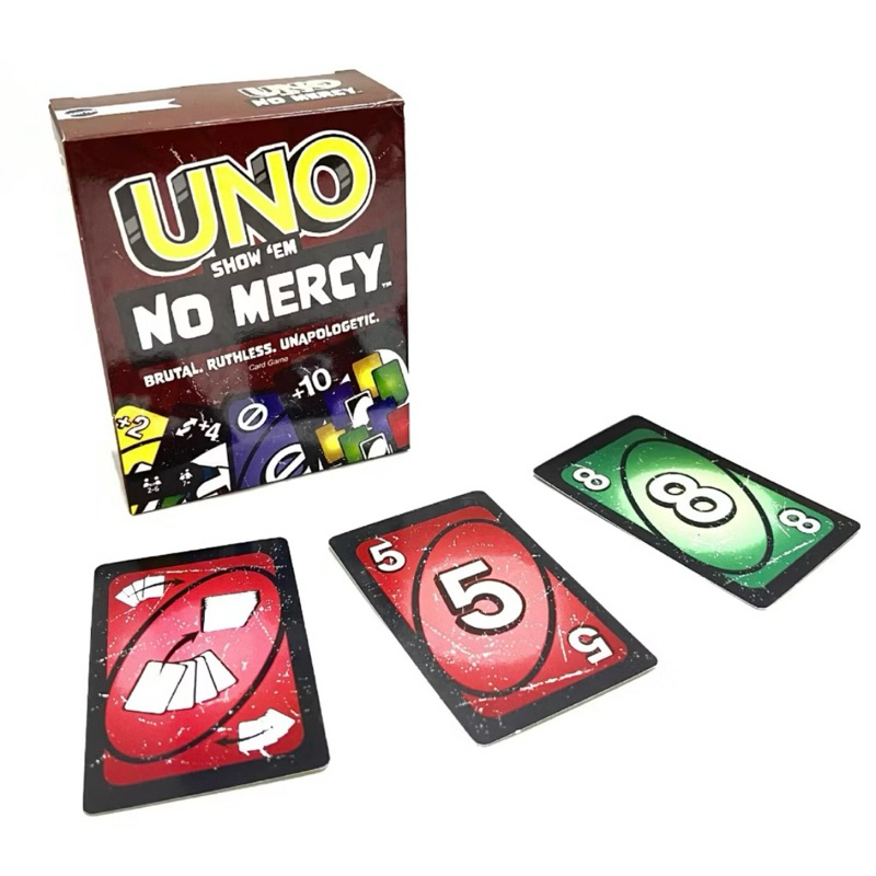 การ์ดเกมส์ “UNO” Card Game (NO MERCY)(Packet-กล่องกระดาษ) | Shopee Thailand