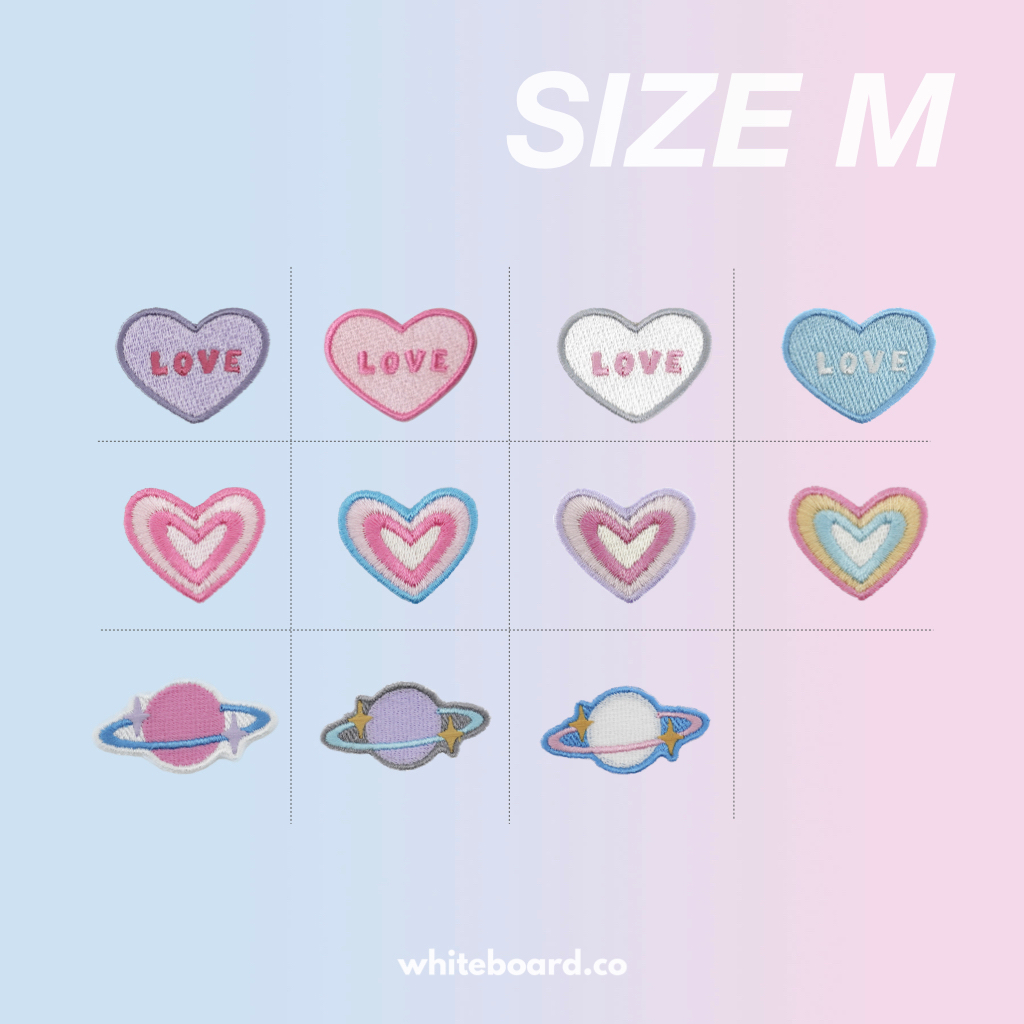 Whiteboard.co Patch for Phone Case - Size M แพทช์ตุ๊กตาติดตกแต่ง ...