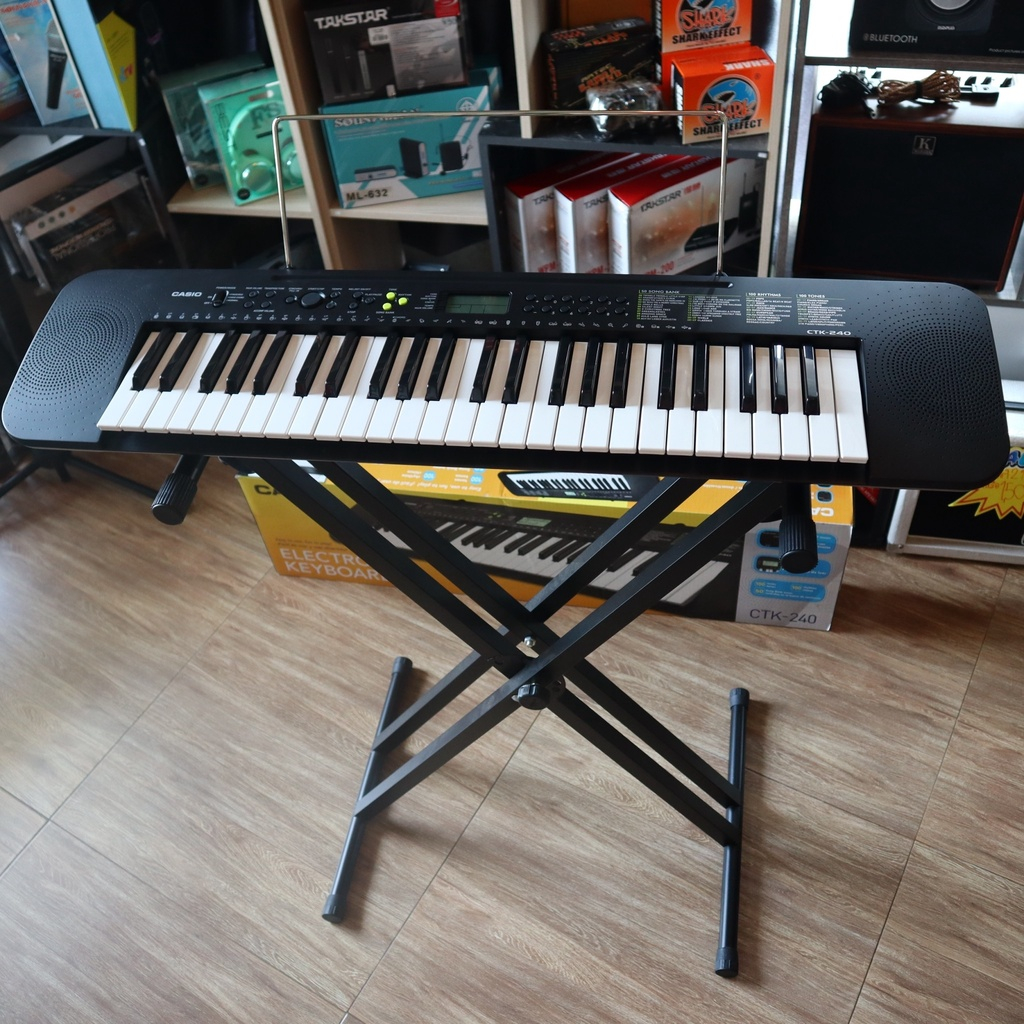 💥โค้ดลด 1000-฿ CASIO คีย์บอร์ด รุ่น Casio CTK-240 คีย์บอร์ดไฟฟ้า ...