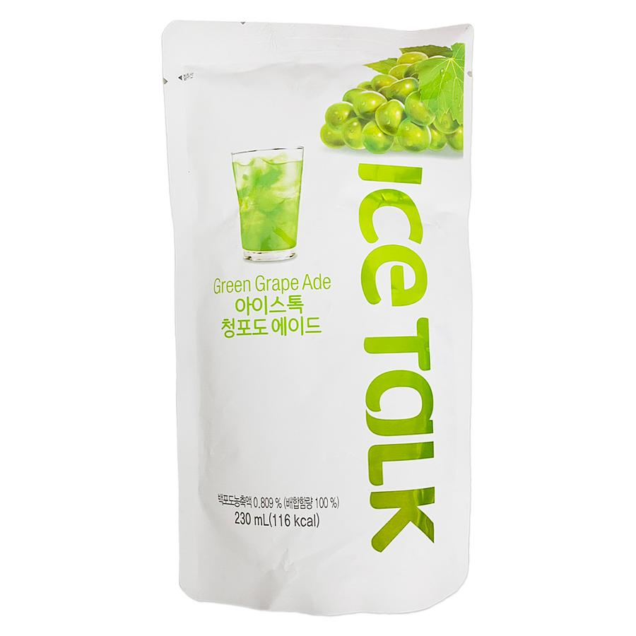 Ice Talk น้ำผลไม้สำเร็จจากเกาหลี มี 3 รส น้ำหนัก 230 มิลลิลิตร exp.22 ...