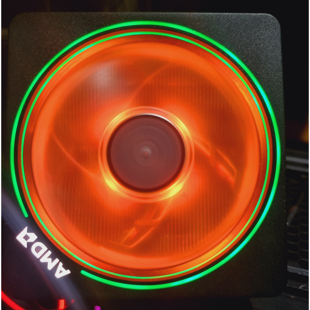 พัดลมระบายความร้อน AMD Wraith prism RGB ของเดิม (AM4) มือ2 สภาพปานกลาง ...