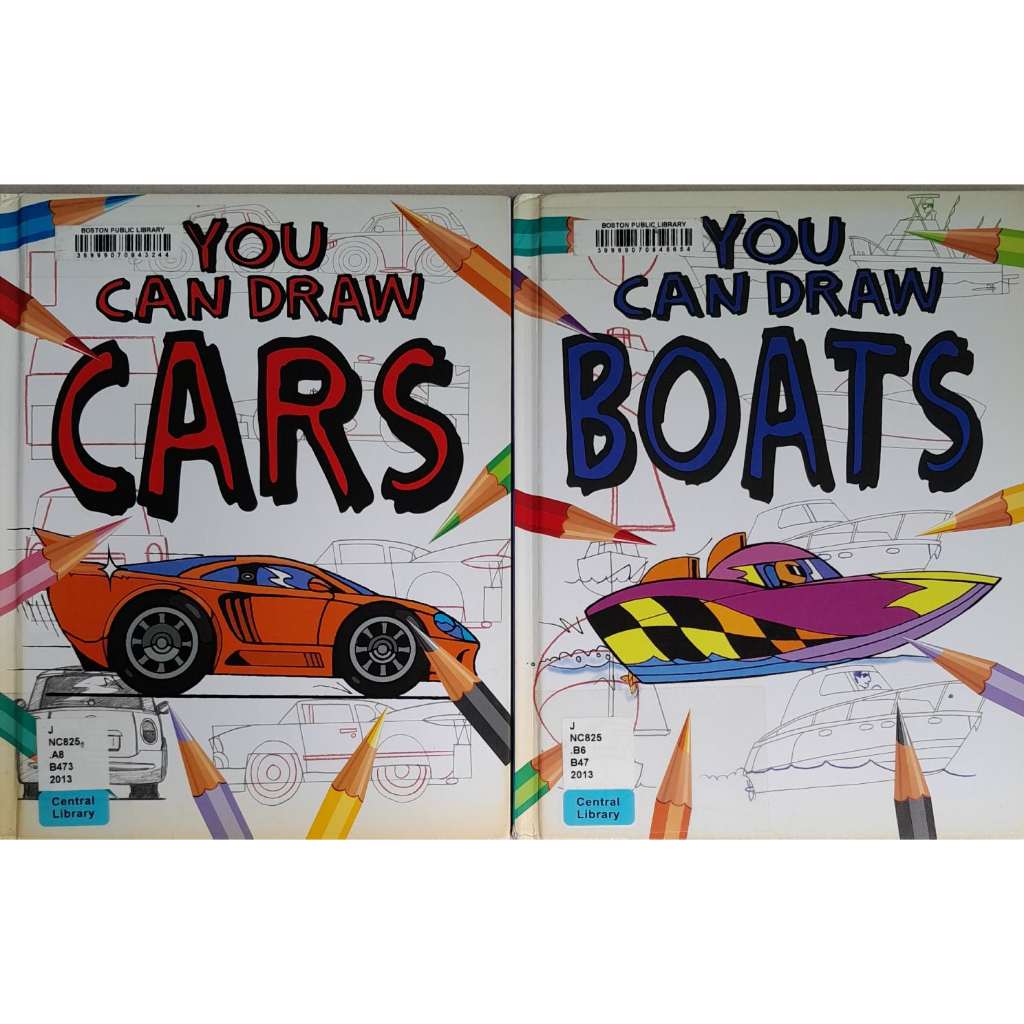bk3 You can draw boats and cars หนังสือมือสอง ปกแข็ง ความรู้ | Shopee ...