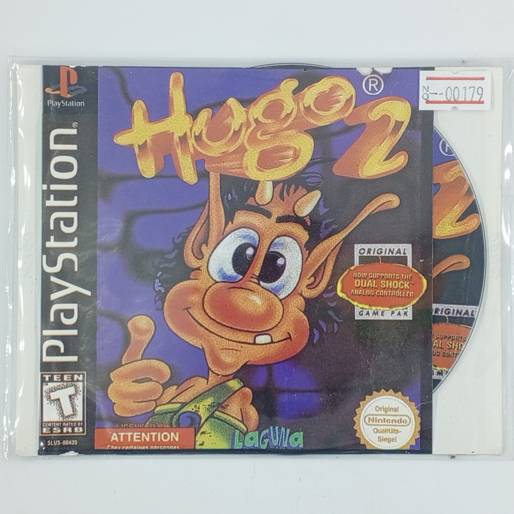 [00179] HUGO (EU) แผ่นเกมก็อปปี้ PS1 แผ่นเกมปั๊มโรงงาน มือสองสภาพดี ...