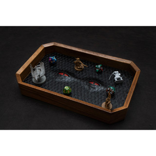 BEHOLDER Dice Tray Free Dice 2 sets| Faux Leather & Dragon Eye ...