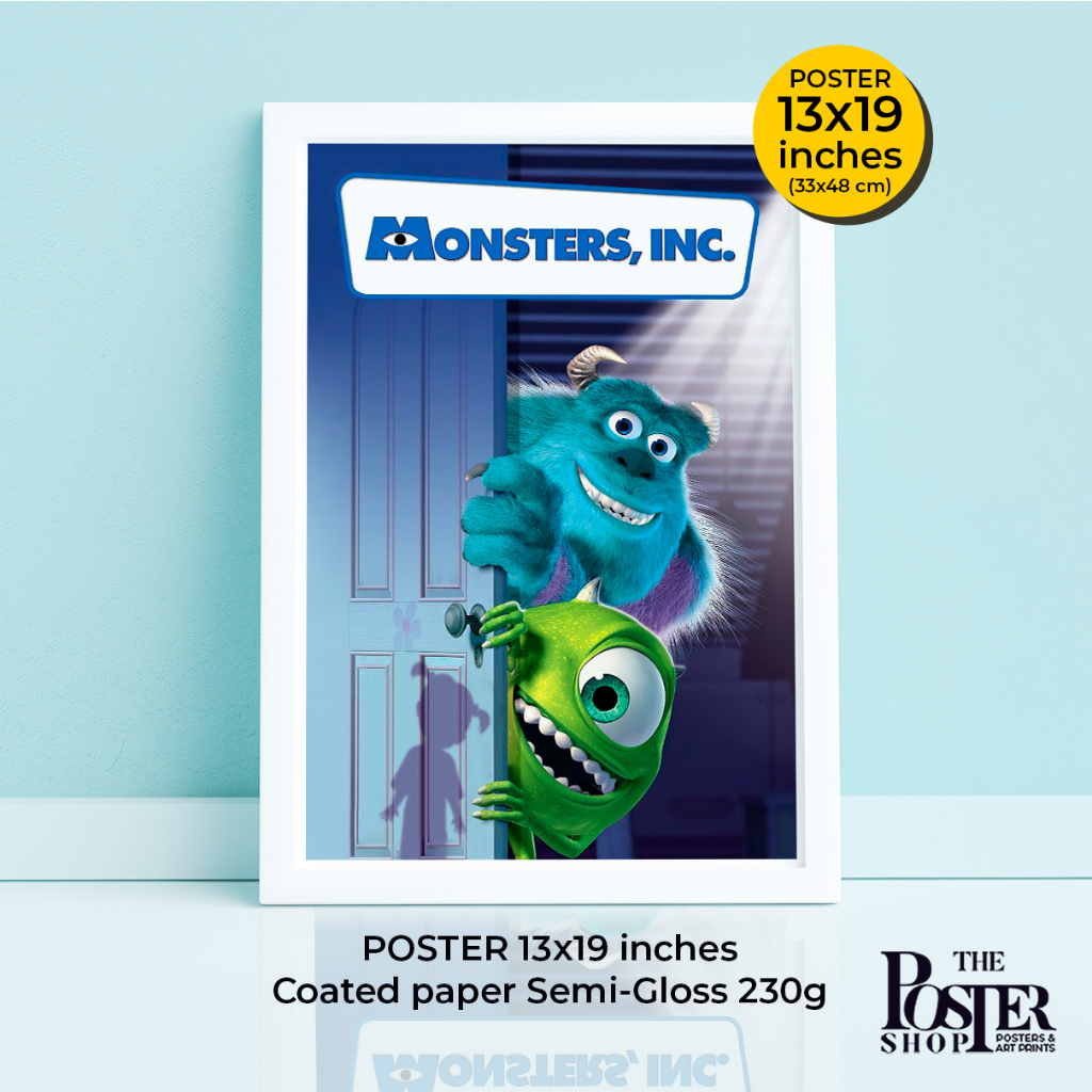 Monsters, Inc / Monsters University Poster ภาพขนาด 13x19 นิ้ว | Shopee ...