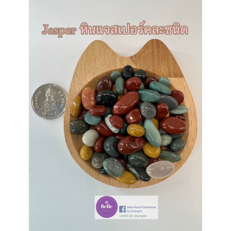 Jasper หินแจสเปอร์คละชนิด ขนาดเล็ก 60 กรัม | Shopee Thailand